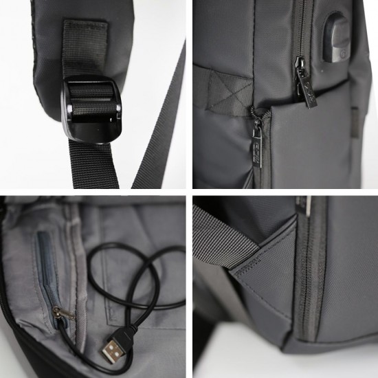 Рюкзак для подорожей Nikibo Quest, колір чорний - 30011705-01 оптом Бергамо Україна постачальник №1